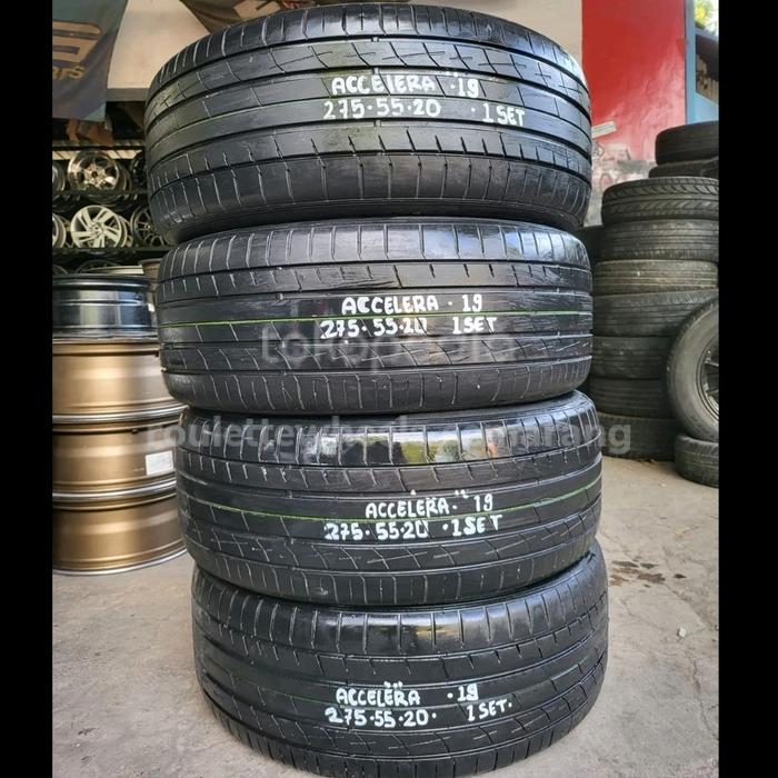 Jual Ban Mobil Accelera Iota st68 ukuran 275/55/20 jual 1 set 90% utuh ...
