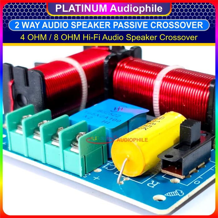 Jual Crossover Pasif 2 Way Passive Speaker Crossover Bass Treble Di ...