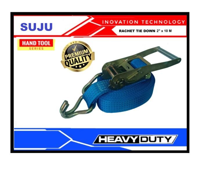 Jual SUJU PREMIUM Rachet Tie Down 2inch x 15m lashing belt Tali ...