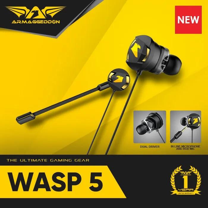 Jual Armaggeddon The Ultimate WASP-5 Gaming Earphones with Dual Driver - Kota Padang - Deasnu ...