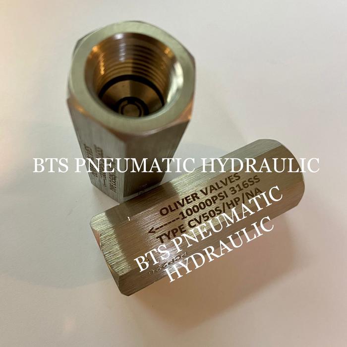 Jual CHECK VALVE 1/2 INCH 10000 PSI OLIVER-CV50S/HP/NA (690 BAR ...