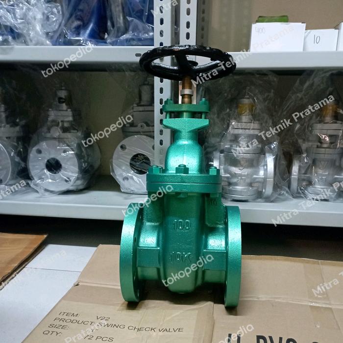 Jual Gate Valve TOYO 4" inch Cast iron Flange JIS 10K DN100 - Jakarta ...