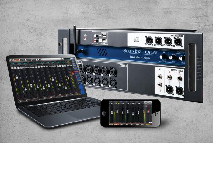 Jual Mixer Digital Soundcraft Ui16 Ui 16 Original 16 Channel Digital ...