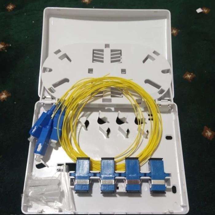 Jual Roset FO 4 core SC lengkap adapter pigtail (mini OTB mini ODP ...