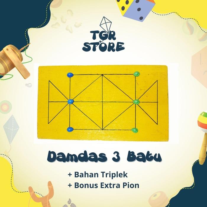 Jual Permainan Tradisional Damdas 3 Batu - Kota Bekasi - TGR Store ...