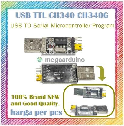 Jual USB TTL CH340 CH340G USB TO Serial Microcontroller Program - Kota Semarang - megaarduino ...