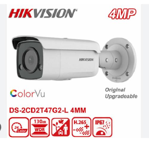 Jual HIKVISION IP CAM 4MP DS-2CD2T47G2-L/ COLOURVU/WARM LED TURRET ...