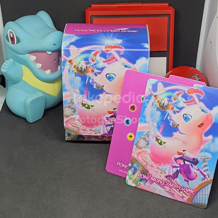 Jual Bekas Dent - Pokemon Center 2021 Dynamax Mew Fusion Arts Deck Box ...