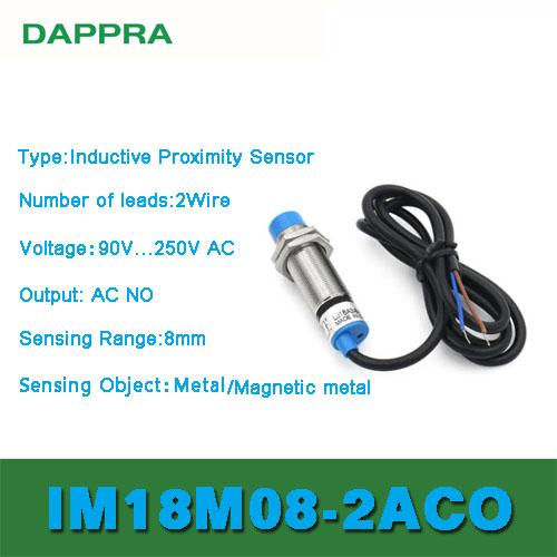 Jual M18 8MM 2 Wire AC 90V Ke 250V NO Inductive Proximity Sensor OD90 ...