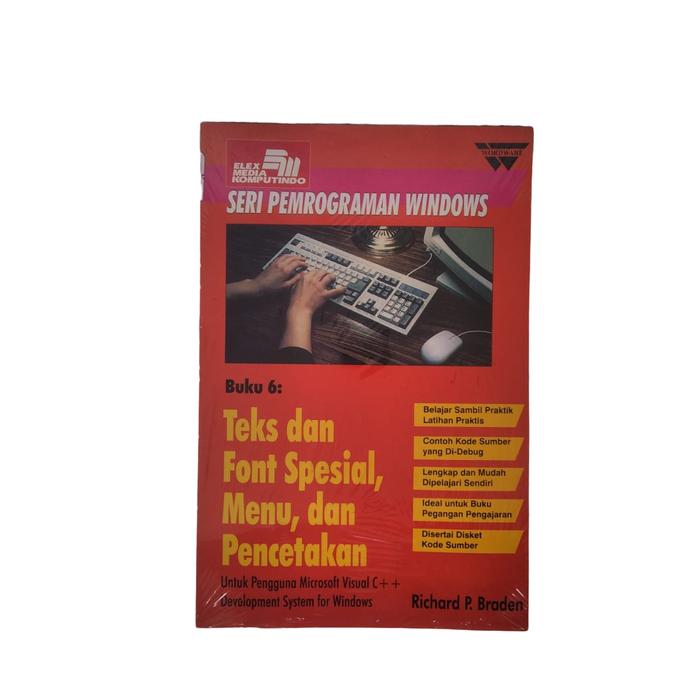 Jual SERI PEMOGRAMAN WINDOWS BUKU 6 TEKS DAN FONT SPESIAL MENU DAN ...