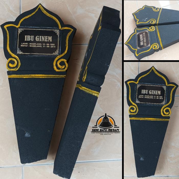 Jual batu nisan batu alam asli (papan nama dari granit) - Kab. Magelang ...