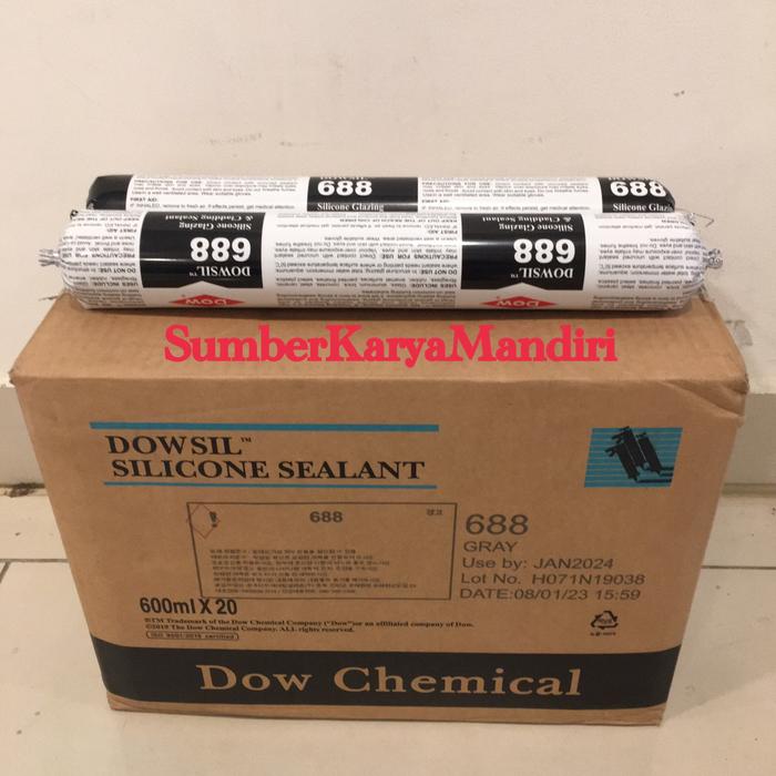 Jual Dowsil Silicone Sealant 688 (Gray) - Jakarta Barat - SumberKaryaMandiri | Tokopedia