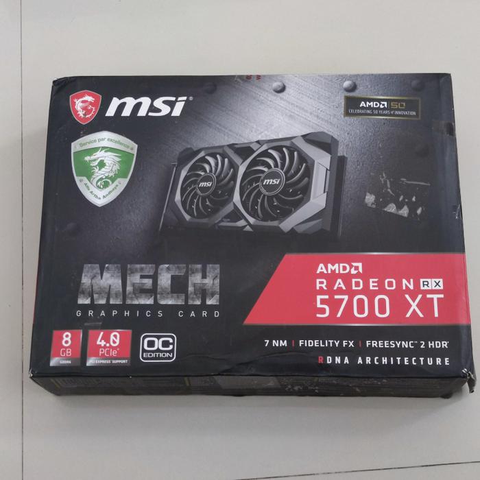 Jual MSI MECH RX5700XT Radeon RX 5700 XT 8GB Gaming OC Edition GDDR6 ...