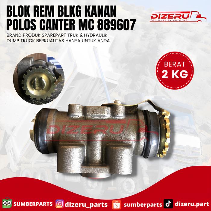 Jual BLOK REM BLKG KANAN POLOS CANTER MC889607 - Jakarta Barat ...