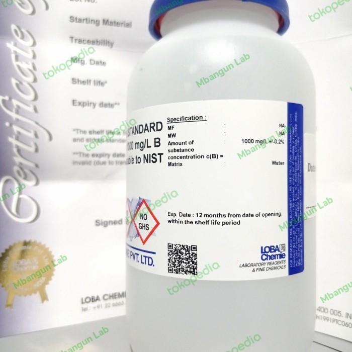 Jual Boron Ass Standard Solution 500ml Loba Chemie equivalent Merck ...