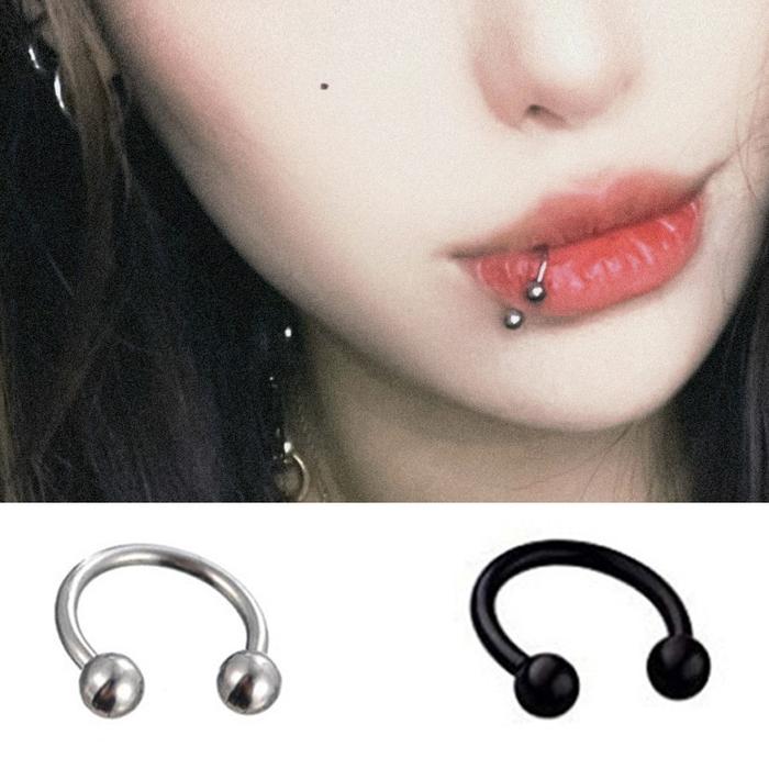 Promo Anting Tindik Titanium Anti Karat Hidung Bibir Telinga Piercing ...