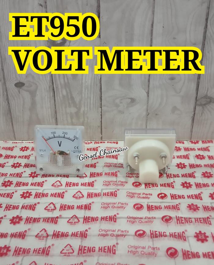 Jual ET950 Volt meter 300V ET 950 Panel Voltmeter Pengukur Voltase ...