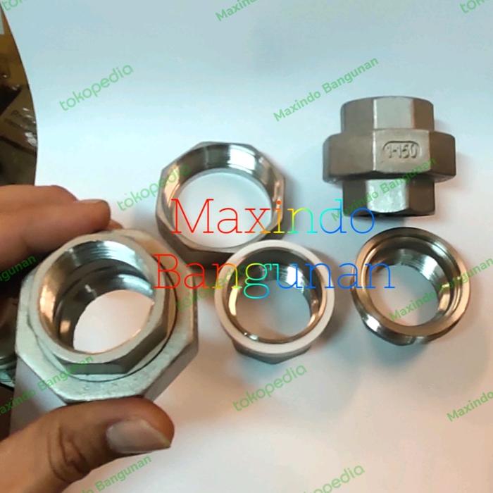 Jual Union 1" Inch Stainless 304 / Watermur SS304 1" Inch High Quality ...