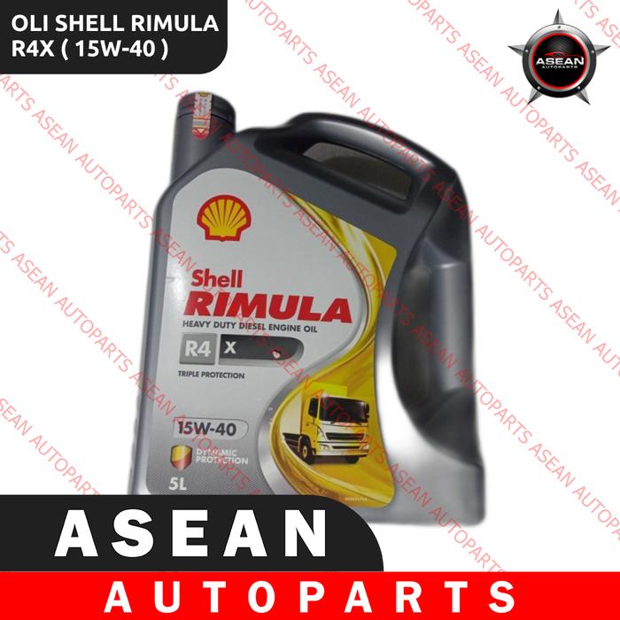 Jual OLI SHELL RIMULA R4X ( 15W-40 ) HEAVY DUTY DIESEL 5 LITER - Kab ...