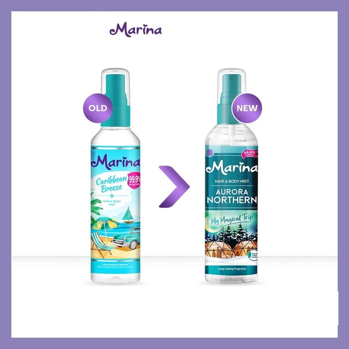 Jual Marina Hair & Body Mist All Variant-Marina Spray Cologne-Parfum ...