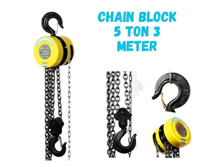 Jual Takel Katrol Kerekan 5 Ton/Chain Block 5 Ton 3 Meter - Jakarta ...