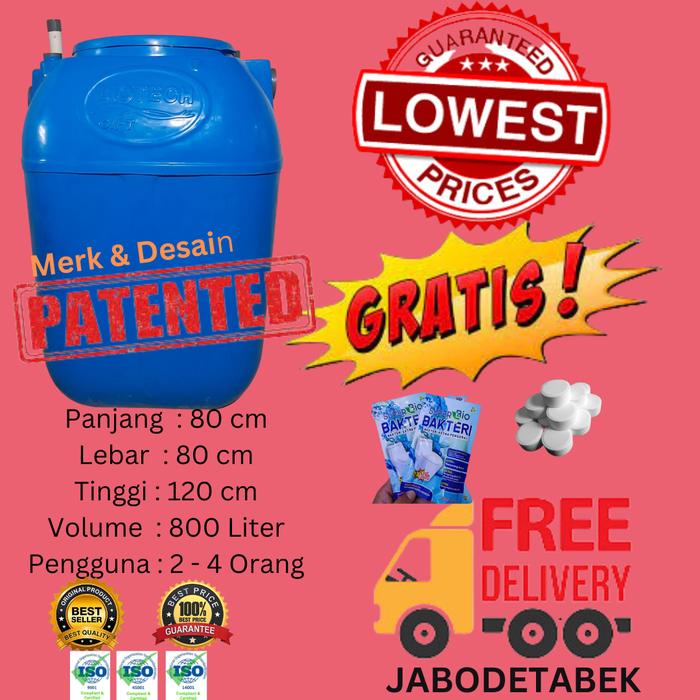 Jual Septic Tank Biotech 800 Liter,septic tank bio 800 liter,septic ...