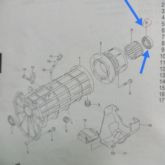 Jual Oil seal Transmisi Buntut Versneling Grand Vitara 2.0 cc Original ...