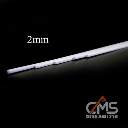 Jual ABS Square Bar 2MM / Pipa PVC Kotak - Diameter 2MM, Panjang 50CM ...