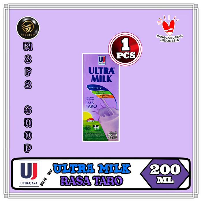 Jual Susu Ultra Milk Rasa Taro Kotak UHT - 200 ml (Harga Satuan ...