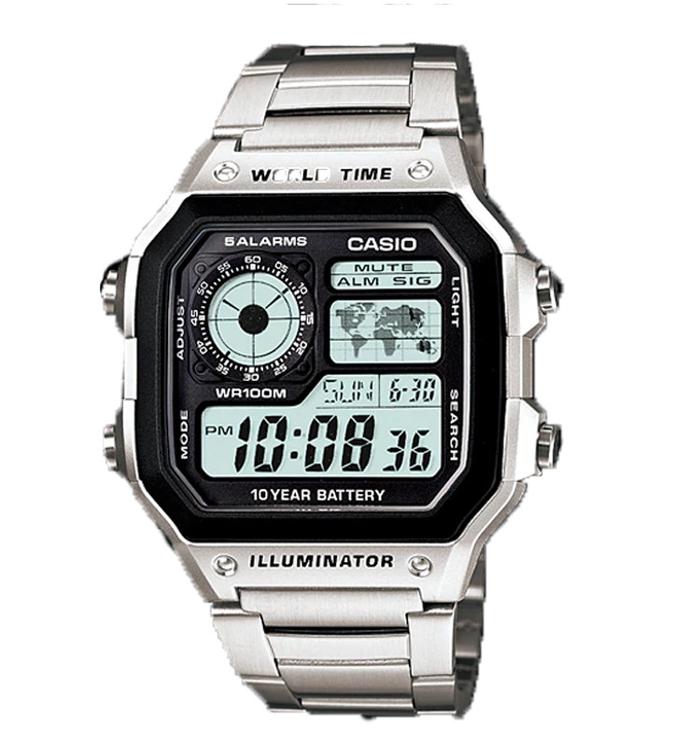 Promo Casio General AE-1200WH & AE-1200WHD- Pria - Digital - - AE ...