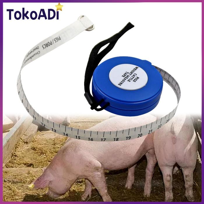 Promo Meteran Sapi 2.5M 1ton Untuk Mengukur Lingkar Dada Berat Badan ...