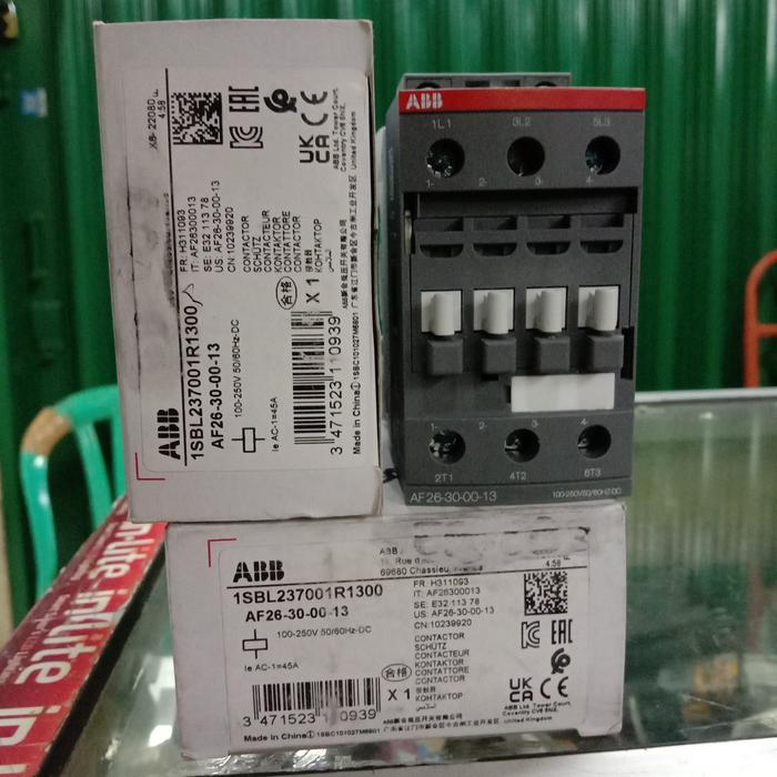 Jual kontaktor ABB AF26-30-00-13 / 1SBL237001R1300 Original - Kota Bandung - PUTRA JADE ELEKTRIK ...