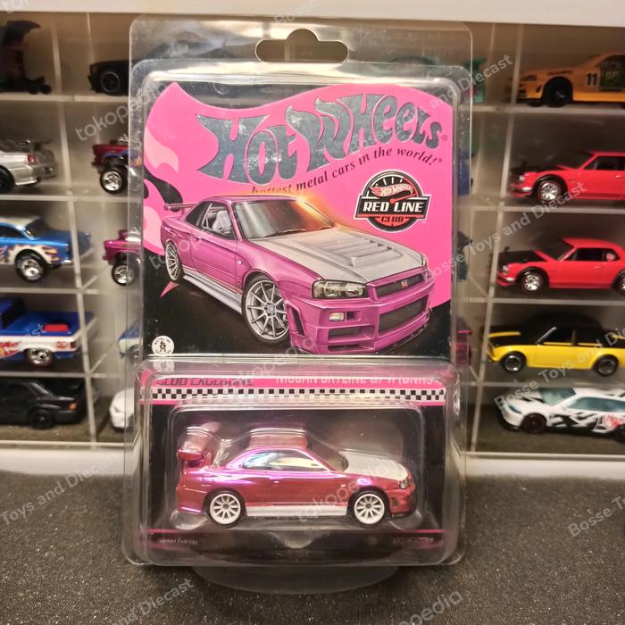 Jual Hotwheels RLC 2023 Nissan Skyline GTR R34 (BNR34) Pink - Kota ...