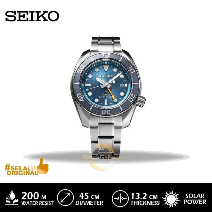 Promo Jam Tangan Seiko Prospex SFK001J1 Sea Sumo Solar GMT Blue ...