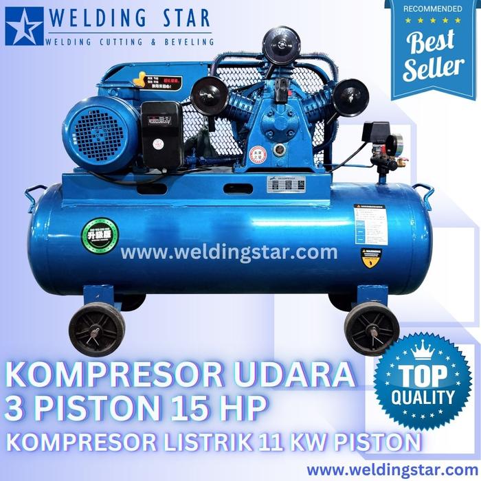 Jual KOMPRESOR UDARA 3 PISTON 15 HP / KOMPRESOR ANGIN / KOMPRESOR ...