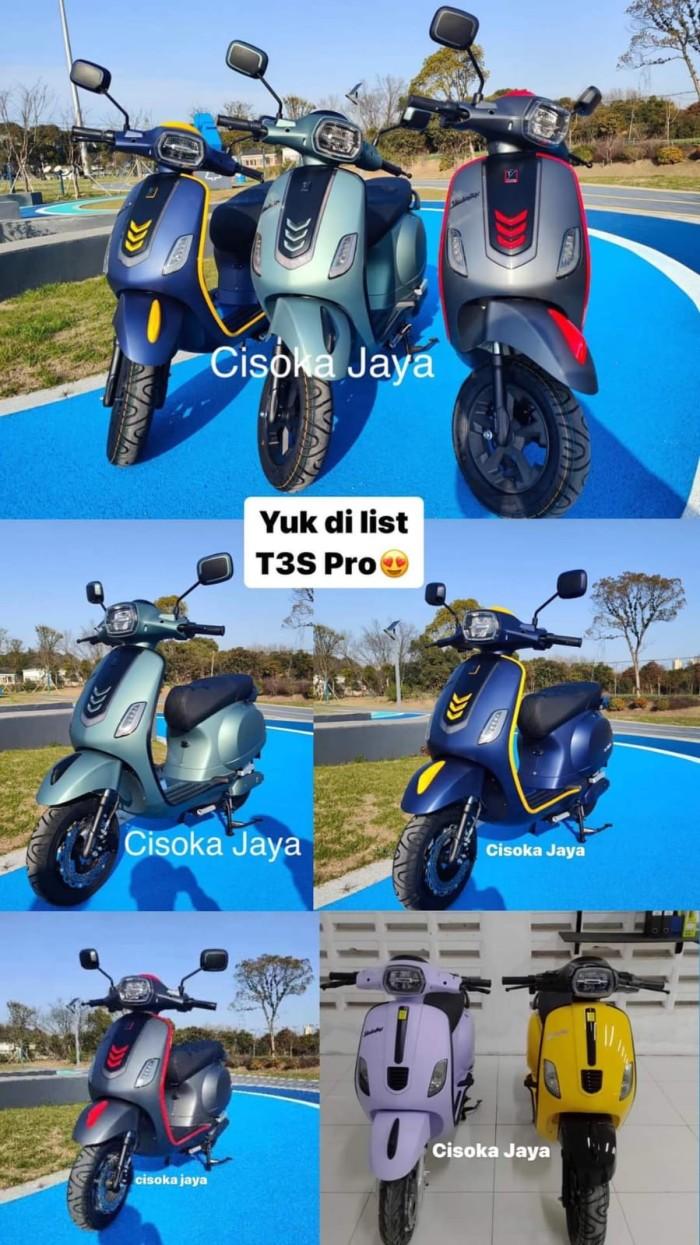 Jual Motor Listrik Model Vespa / Kualitas Terjangkau / Uwinfly T3s pro ...