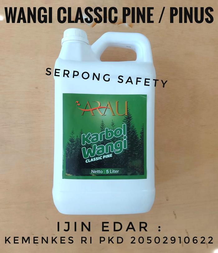 Jual Karbol Carbolic Merk Arau Lemongrass Sereh Classic Pine Pinus 5 ...