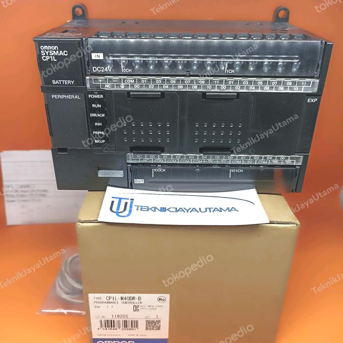 Jual Omron PLC CP1L-M40DR-D / Programmable Controller Omron CP1L-M40DR-D - Kab. Tangerang ...