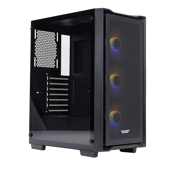 Jual Paradox Gaming TWISTER V2 PC Gaming Case | Casing ATX - Black ...