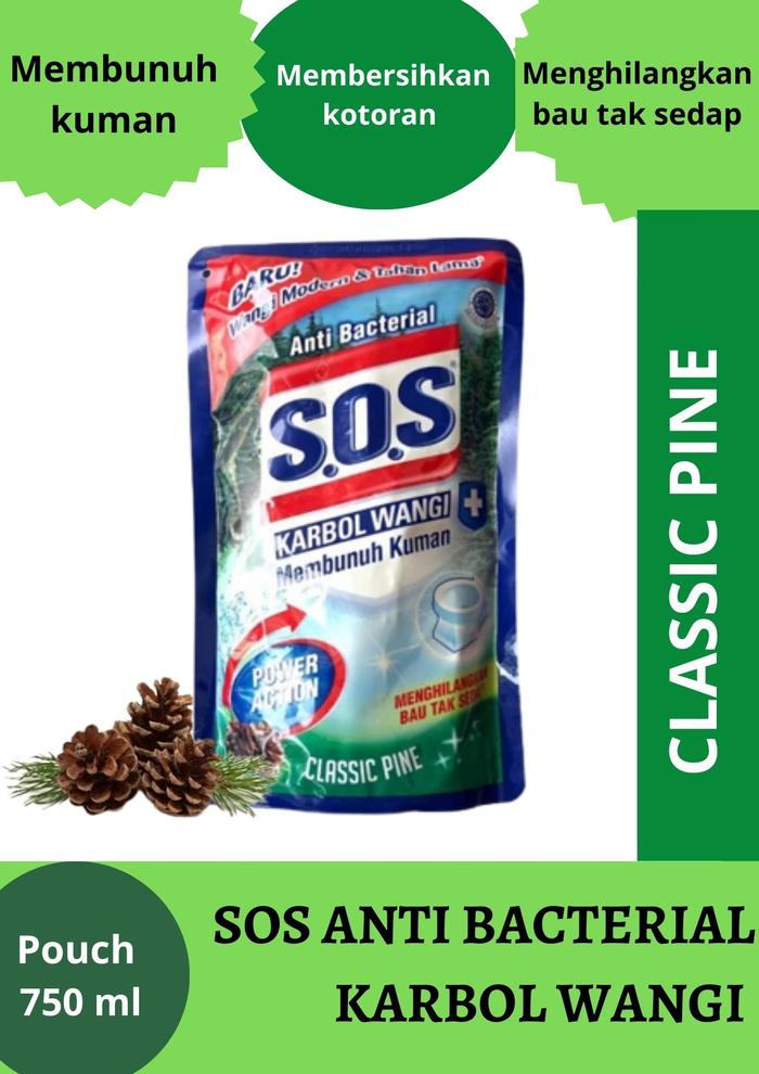 Promo SOS Karbol Disinfectant - Sabun Pel Lantai Anti Bacterial ...