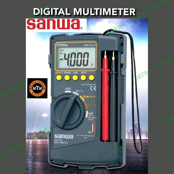 Jual ALAT UKUR DIGITAL MULTIMETER AVOMETER MULTITESTER SANWA - Jakarta ...