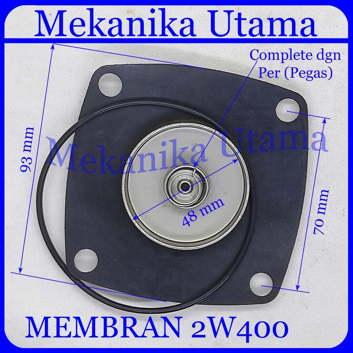 Jual Diaphragm Membran UW-40/2W400-40 Solenoid Valve 2 Way 1 1/2 inch ...
