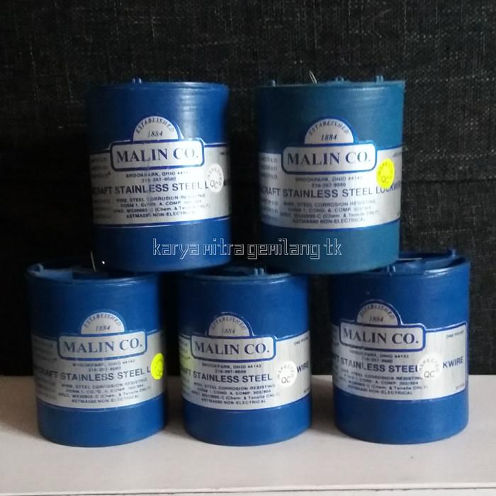 Jual Malinco 0.20 MS20995C / Stainless steel safety wire lockwire malin ...