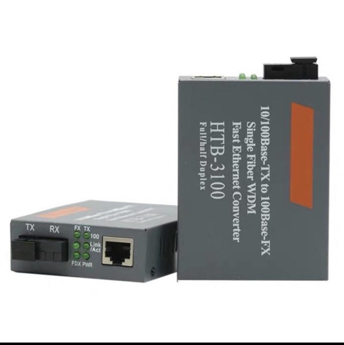 Jual Converter Fo Ke Lan - Fiber Optic To Lan - Netlink Htb 3100 A+b Di ...