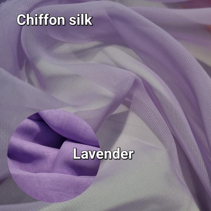 Jual Kain Sifon Kain Sipon Polos Kain sifon Silk Bahan Chiffon Tipis ...