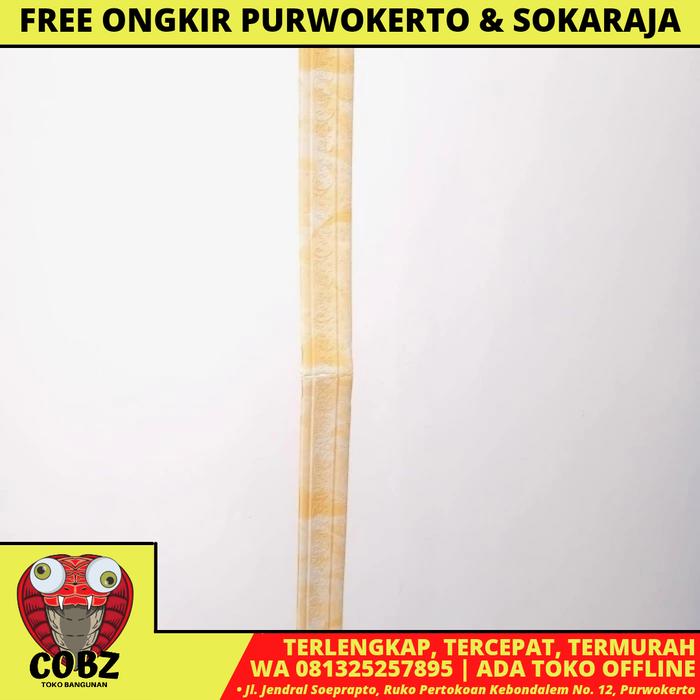 Jual 8MMx8CMx115CM/NM B83H Wallpaper Foam Sticker Corak Kuning Putih ...