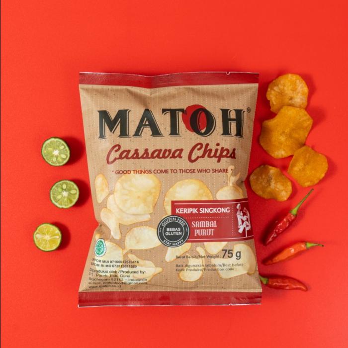 Jual MATOH Cassava Chips Flavor Sambal Purut 75gr - Kab. Bojonegoro - Matoh Food Official ...