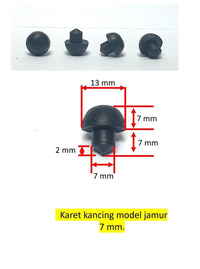 Jual Karet kancing 7 mm multifungsi - tutup lubang - bolong - model ...