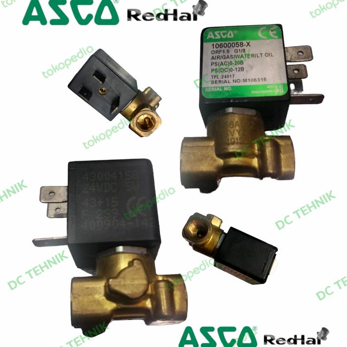 Jual Solenoid Valve ASCO 1060058-X 1/8" - VOLT: 24V DC - Jakarta Barat ...