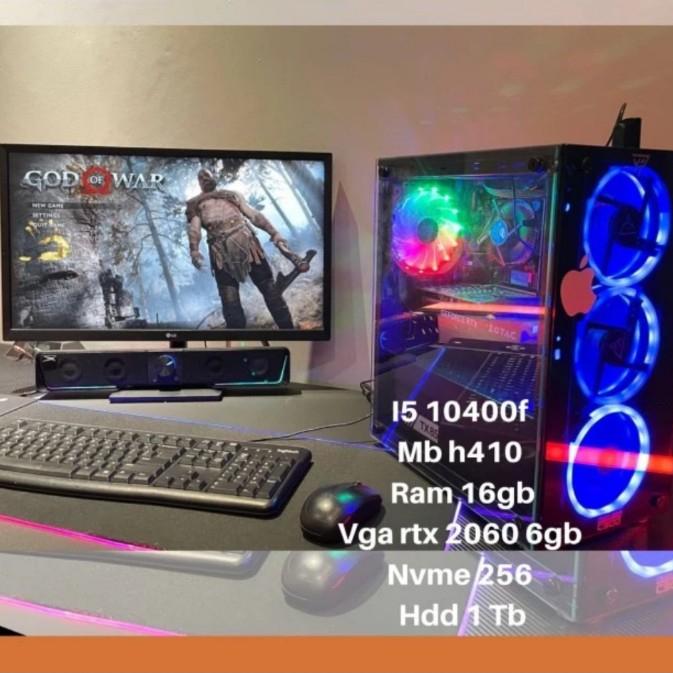 Jual PC RAKITAN GAMING I5 10400F/H410/RTX 2060/NVME 256GB - Kota Tangerang - bass_shop | Tokopedia